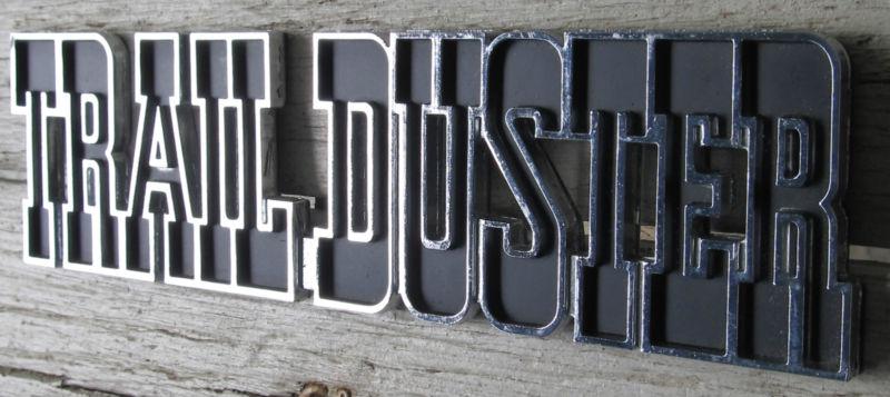Find NOS 1974 1975 1976 Plymouth Trail Duster Fender emblem OEM Mopar ...