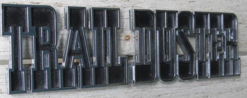 Find NOS 1974 1975 1976 Plymouth Trail Duster Fender emblem OEM Mopar ...