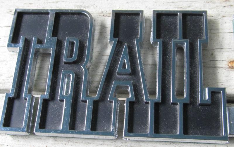 Find NOS 1974 1975 1976 Plymouth Trail Duster Fender emblem OEM Mopar ...