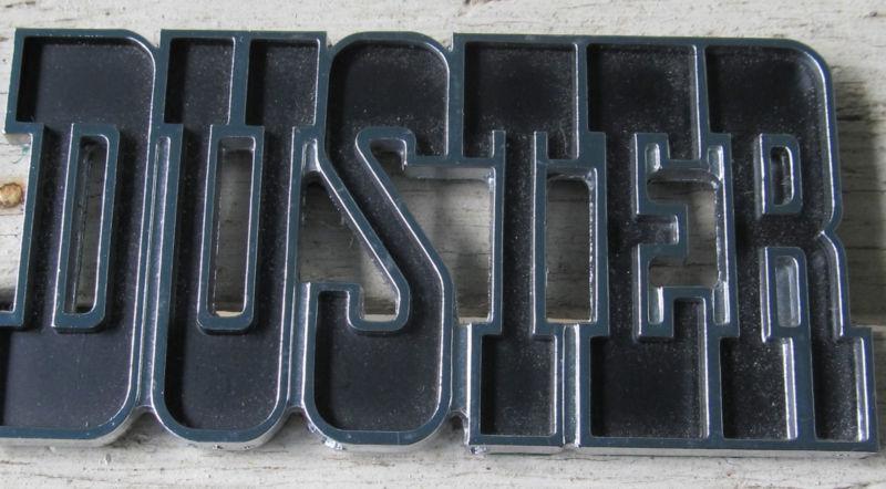 Find NOS 1974 1975 1976 Plymouth Trail Duster Fender emblem OEM Mopar ...