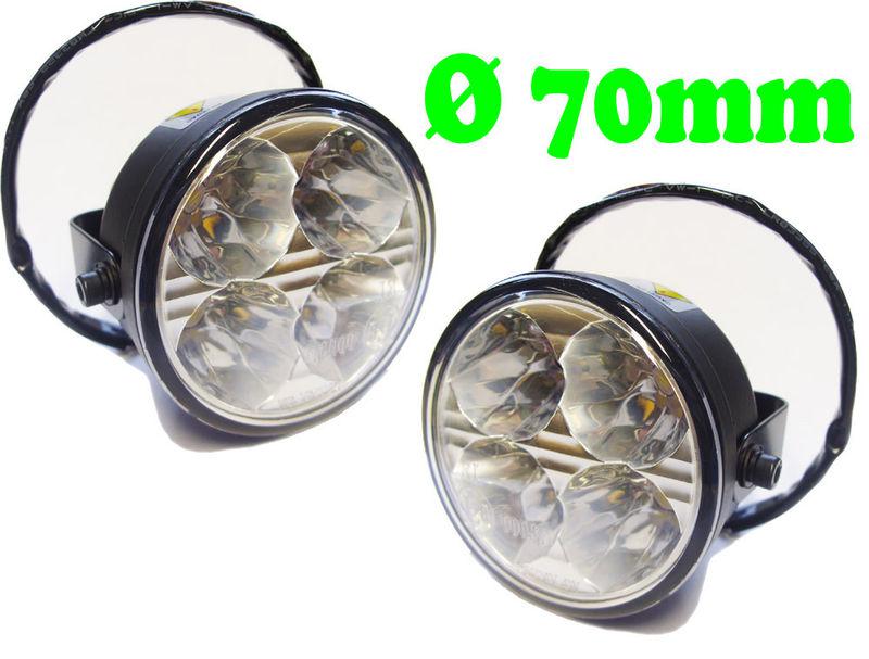 Find ROUND DRL 4 LED DAYTIME RUNNING LIGHTS FRONT SPOT FOG VOLVO ALL in ...