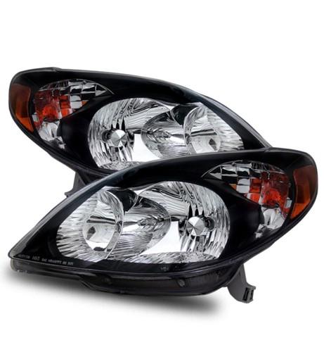 Find 03-08 TOYOTA MATRIX AFTERMARKET BLACKOUT CRYSTAL HEADLIGHTS +AMBER ...