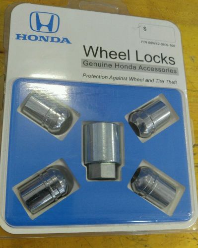 Sell Honda Civic Accord Pilot CRV Odyssey HRV OEM wheel lock kit 08W42 ...