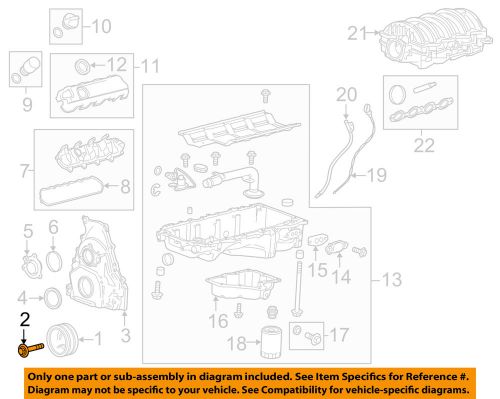 Sell GM OEM Engine-Vibration Damper Bolt 11547372 in Mount Kisco, New ...