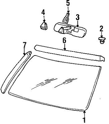 Sell GMC 15269044 GENUINE OEM FACTORY ORIGINAL MIRROR INSIDE in Salt ...