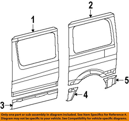 Sell DODGE OEM 68008467AA Side Panel-Wheelhouse Panel in Brunswick ...