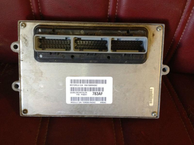 Sell 01 2001 JEEP GRAND CHEROKEE 4.0L AT COMPUTER BRAIN ENGINE CONTROL ...