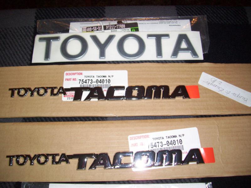 Sell Toyota 2001 Lettering (bumper to bumper) OEM in Denver, Colorado ...