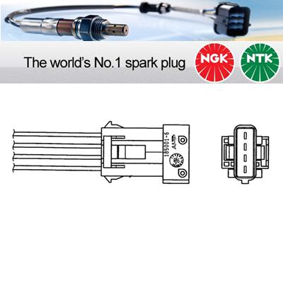 Sell 1x NGK NTK Oxygen O2 Lambda Sensor OZA608-U2 OZA608U2 (0070) in Crewe, GB, for US $92.86