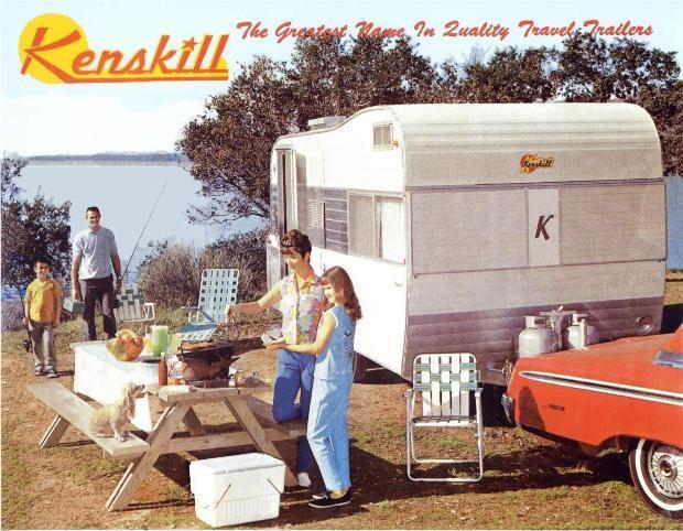 Sell VINTAGE 1966 KENSKILL TRAVEL TRAILER RV BROCHURE ON CD in ...