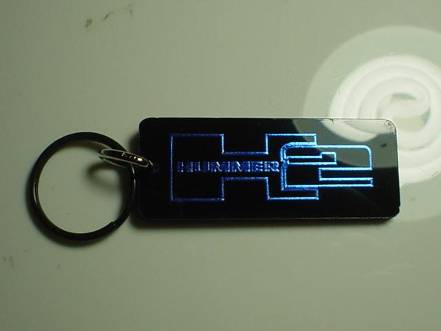 Purchase Hummer H2 Key Chain Black & Blue-Chrome H1 H2 H3 SUT HUMVEE in ...