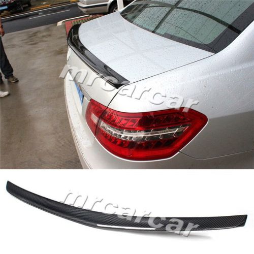 Purchase Carbon Fiber Rear Trunk Spoiler Lip Wing for Mercedes Benz ...