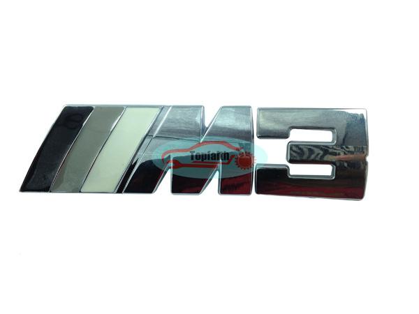 Purchase Black Gray Metal Rear Badge Emblem Sticker Decal For M M3 ...