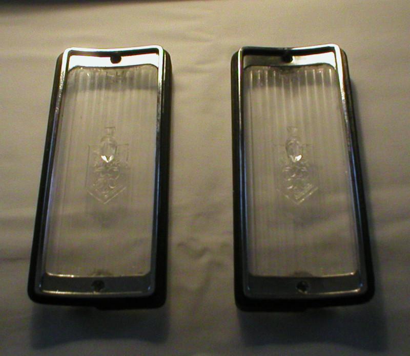 Purchase 1972 MONTE CARLO RH & LH TURN SIGNAL LENS & BEZELS FOR FRONT ...