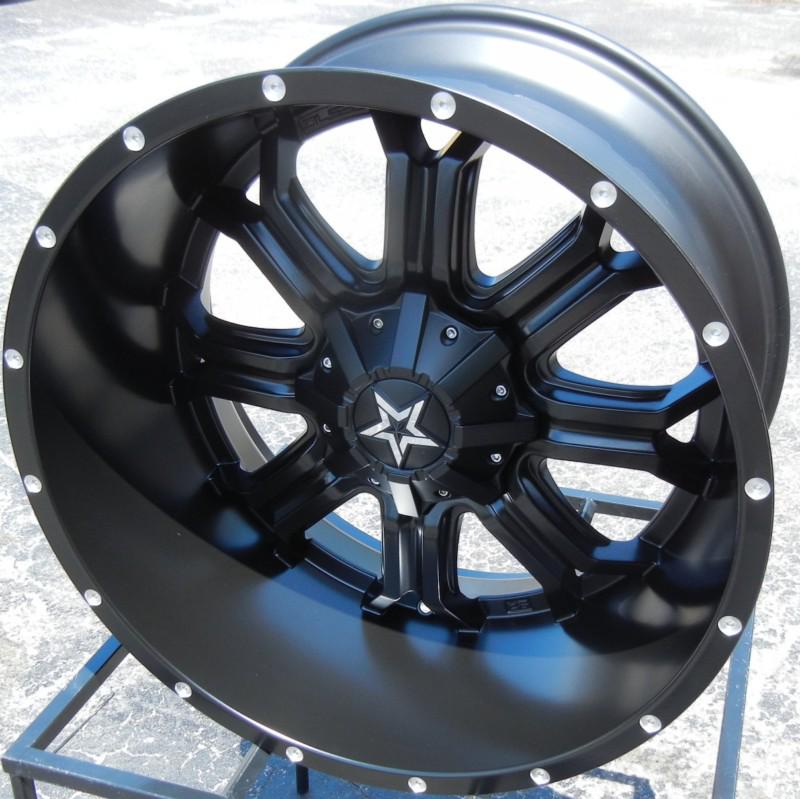 Buy 20" BLACK XD REVOLVER WHEELS RIMS CHEVY SILVERADO GMC SIERRA 1500 ...