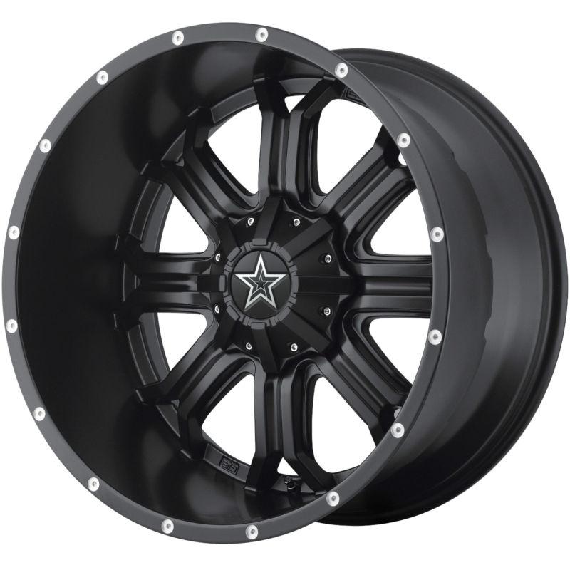 Purchase 20X12" TIS 535B BLACK WHEELS RIMS CHEVY SILVERADO GMC SIERRA ...