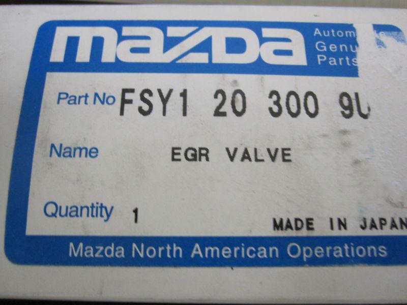 Purchase NEW GENUINE MAZDA EGR VALVE PROTEGE 626 PROTEGE5 MX-6 ...