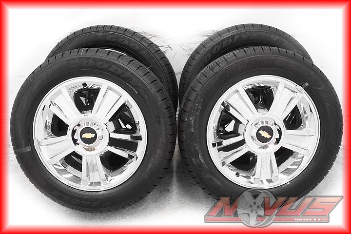 Buy 20" CHEVY TAHOE LTZ SILVERADO POLISHED WHEELS FACTORY OEM RIMS CAPS ...