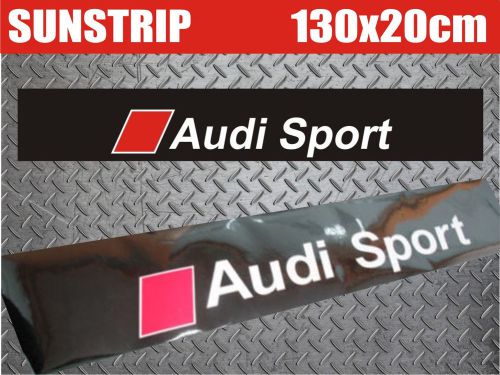 Buy AUDI Sunstrip Vinyl Decal Stickers Windshield Eyebrow 8" X 51 ...