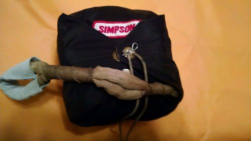 Buy Black 10' Simpson PARACHUTE DRAG CHUTE NHRA USED NOSTALGIA GASSER ...