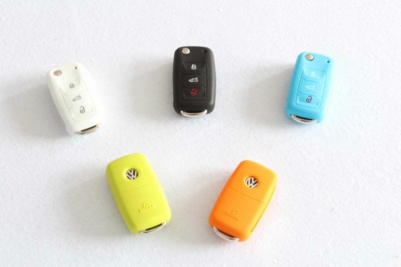 Buy Silicone Key Cover Keyless Entry Remote Fob FIT VW JETTA GTI MK6 ...