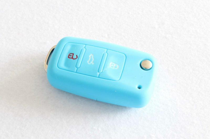 Buy Silicone Key Cover Keyless Entry Remote Fob FIT VW JETTA GTI MK6 ...