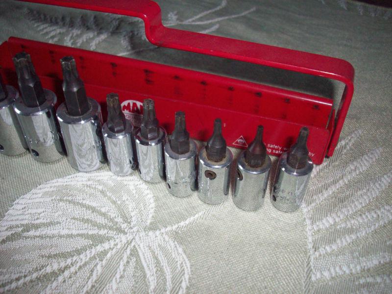 Buy MAC TOOLS Chrome TORX 1/4" & 3/8" Drive Socket Driver Set 11pc. Set ...