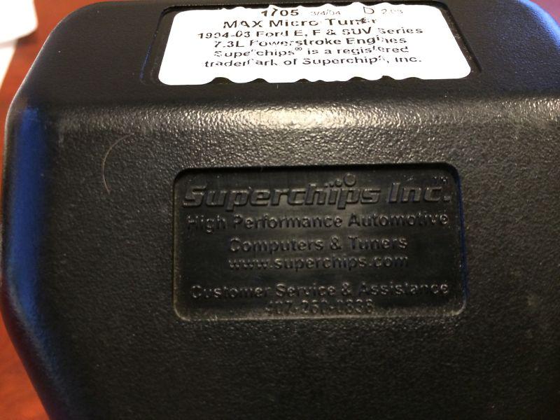 Buy SUPERCHIPS MAX TUNER 1705 FORD POWERSTROKE 99 00 01 02 03 DIESEL 7. ...