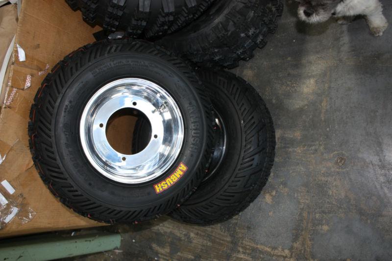 Buy AMBUSH RACE TIRES AND RIMS suzuki ltz400 LTZ 400 WITH RIMS FRONTS ...